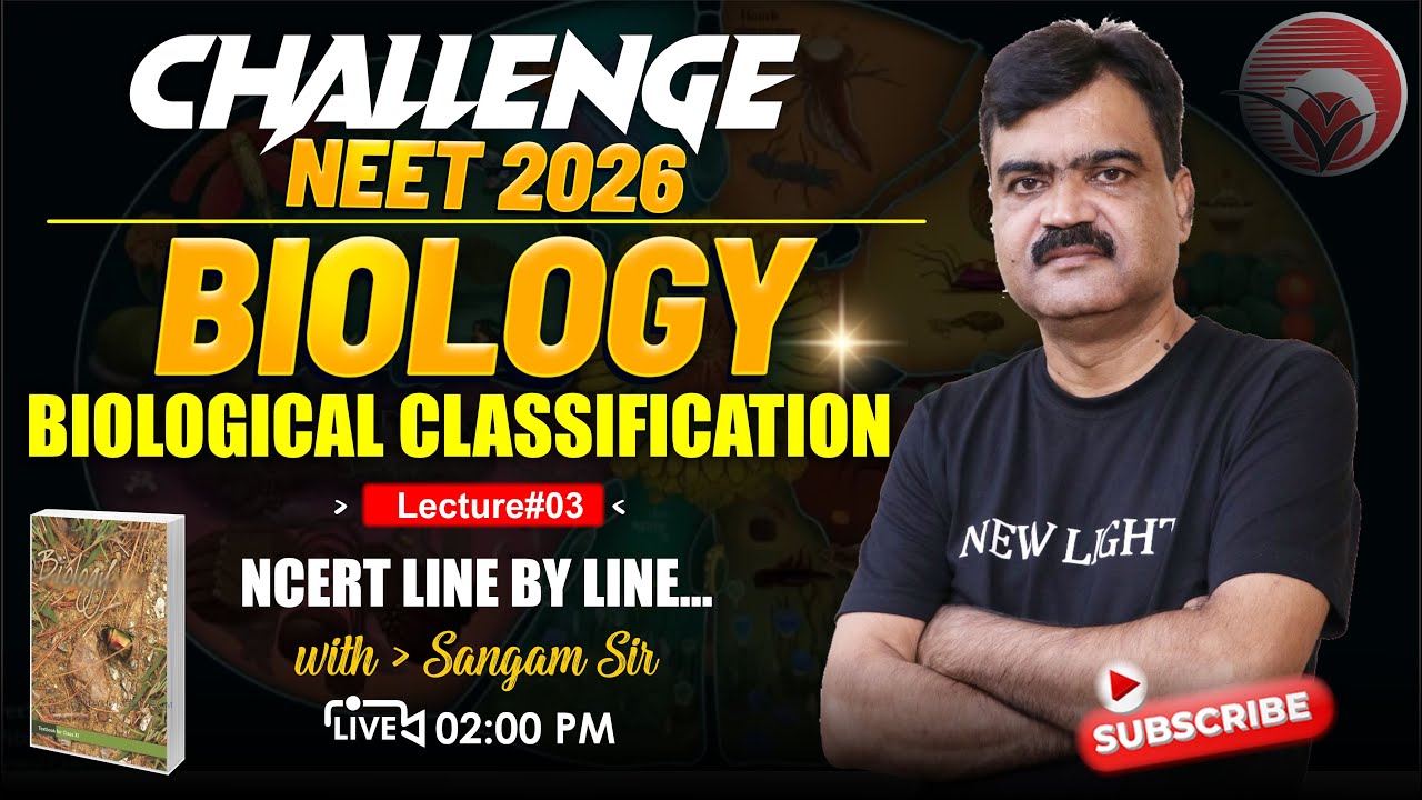 🔴LIVE NEET 2026 BIOLOGY | NCERT LINE BY LINE & Qs. PRACTICE ...