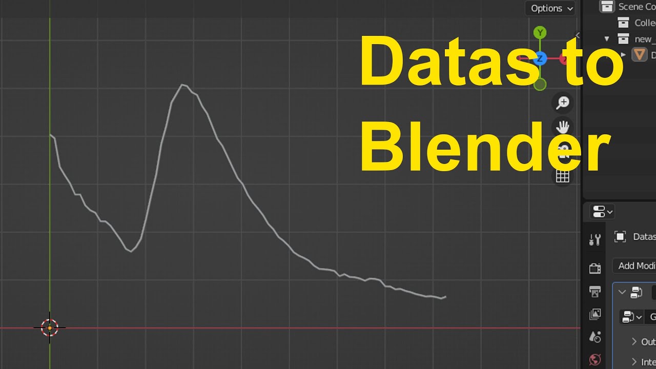Datas to Blender - YouTube