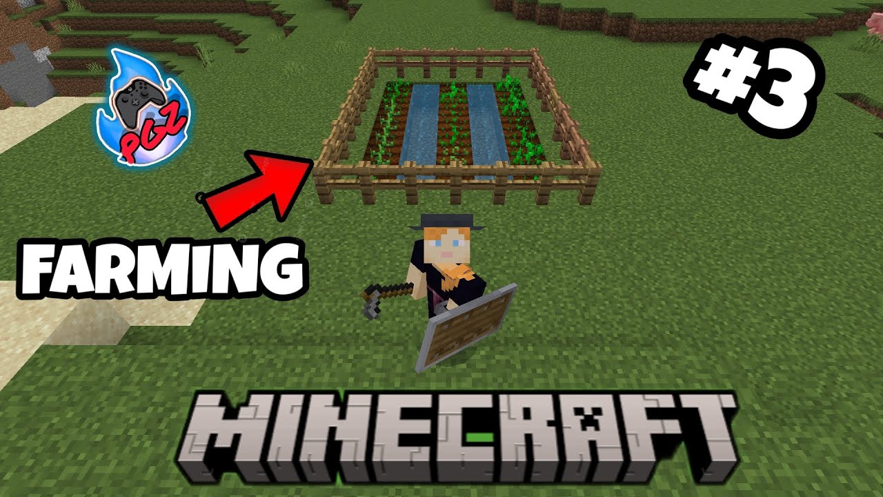 Minecraft part 3 food farming final series by PGz. - YouTube