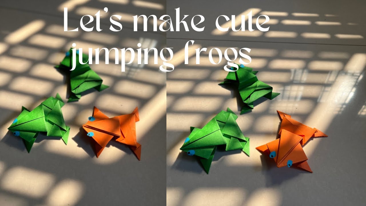 How to make cute little frogs in 2 minutes @Ashna-o8d - YouTube