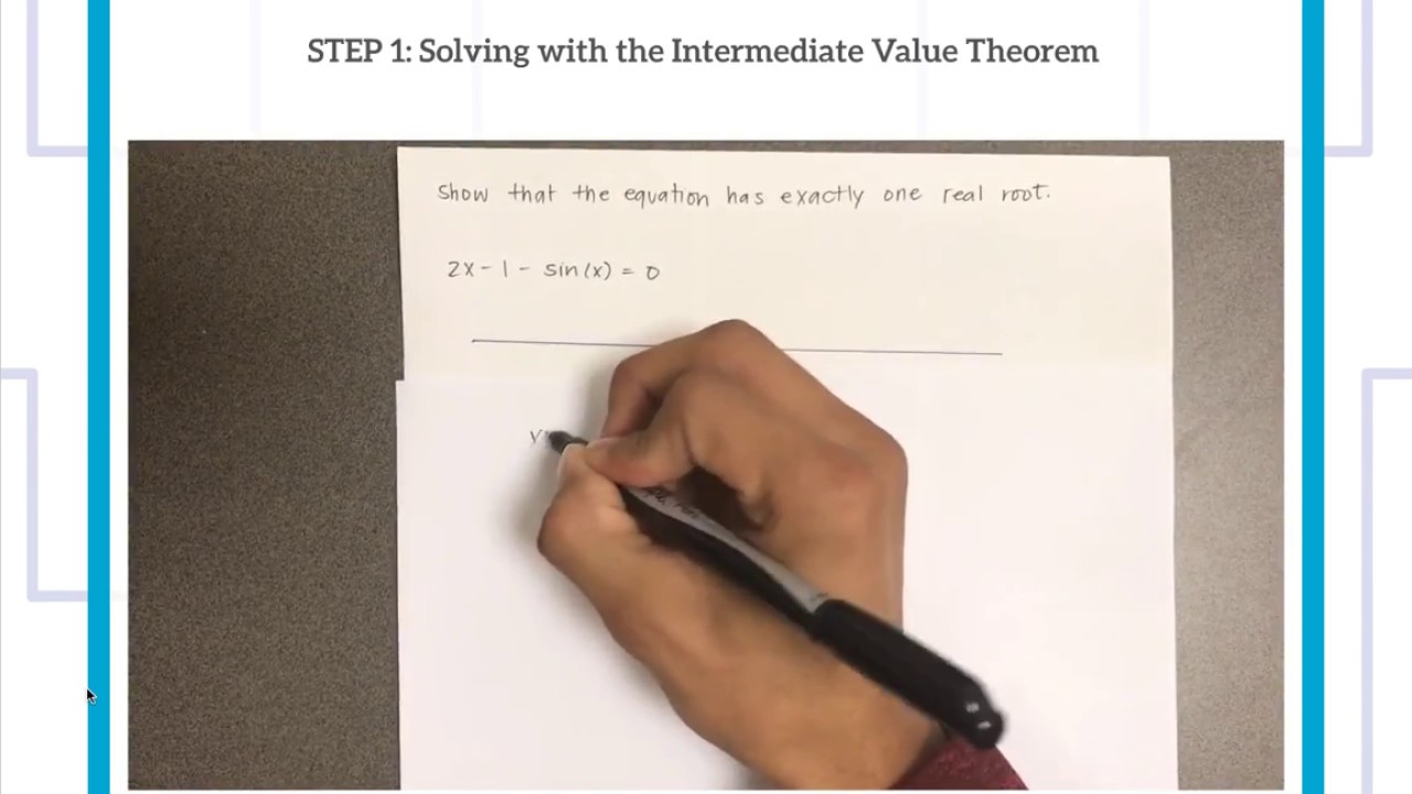 How To Prove That The Function Has Exactly One Real Root YouTube How To Prove That The Function Has Exactly One Real Root YouTube