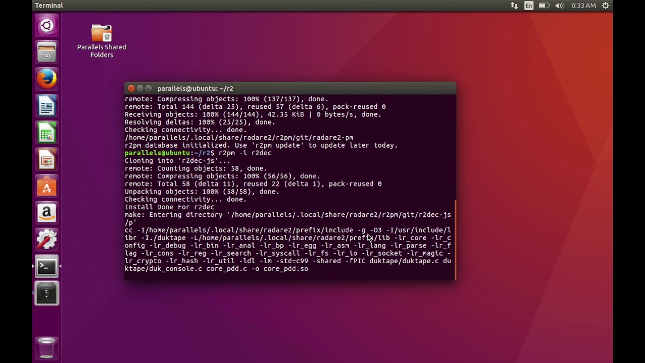 r2dec - short intro into radare2's decompiler - YouTube