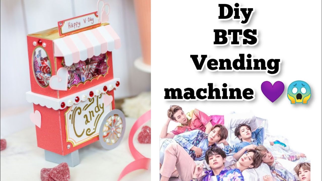 diy BTS vending machine😱💜/ BTS home decoration / vengo vending machine ...