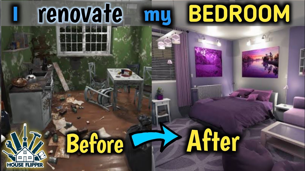 I renovate my bedroom || in house flipper game || Gameplay || Smash ...