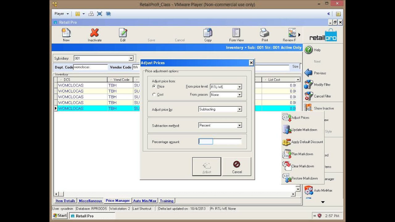 Retail Pro Price Manager - YouTube