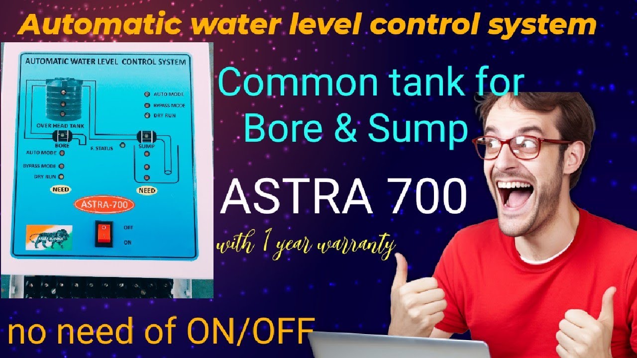 Automatic water level control system || ASTRA 700 || no need of ON/OFF ...