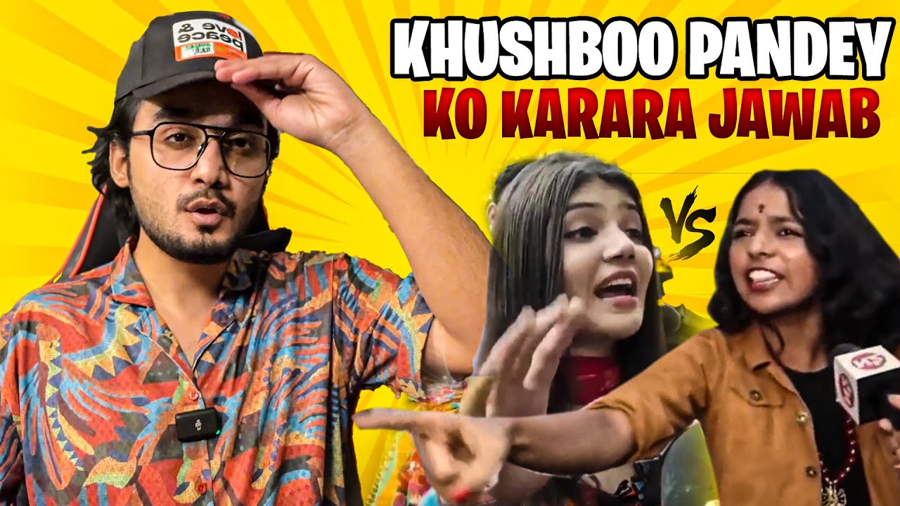 Khushboo Pandey ko Karara Jawaab | Khushboo Pandey Roast | Andbhakto Ka ...