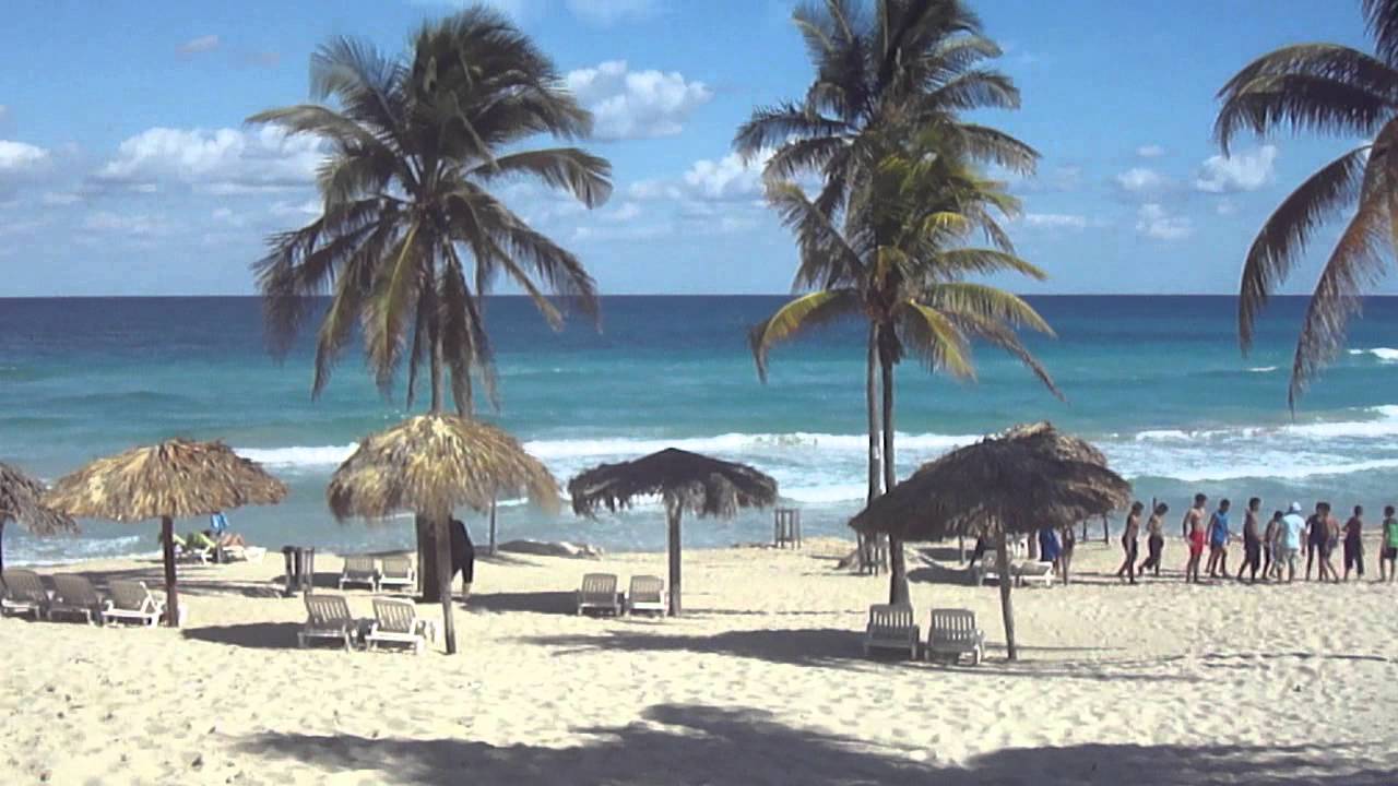 Praia de mar azul - Havana - Cuba - YouTube