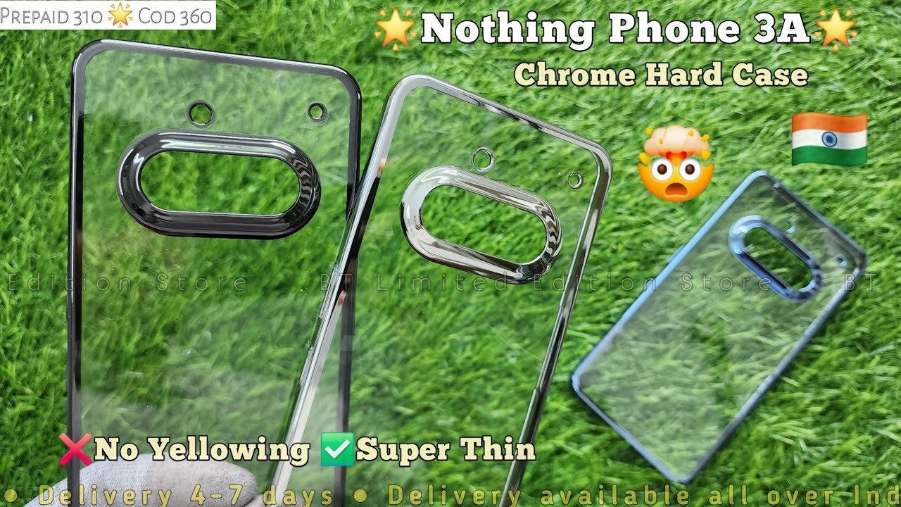 Nothing Phone 3a Back Cover ! Nothing Phone 3a Transparent Case Cover ...