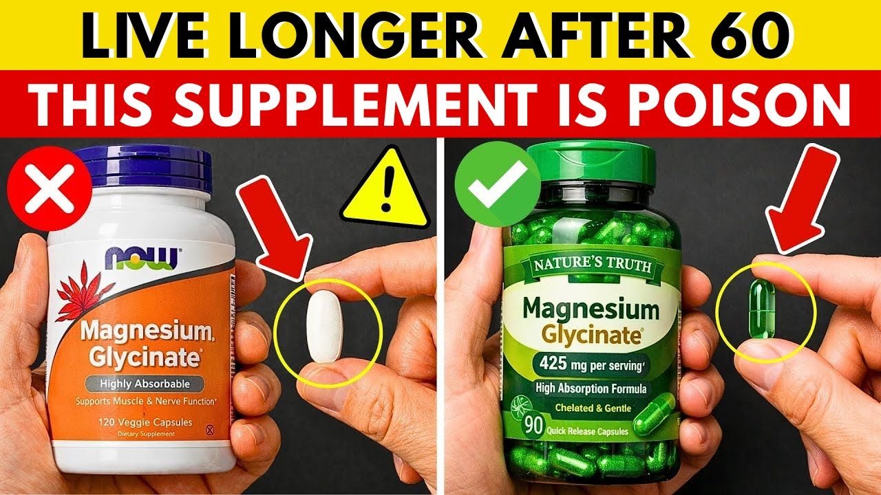 Over 60? This Magnesium Makes You Live Longer — That Pill Can Poison ...