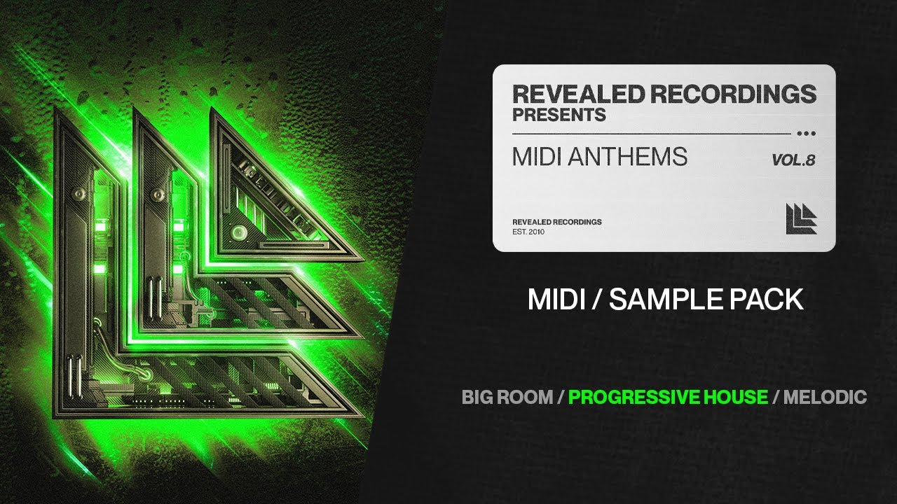 MIDI Anthems Vol. 8 (MIDI/Loops) Big Room, Progressive House, Festival ...