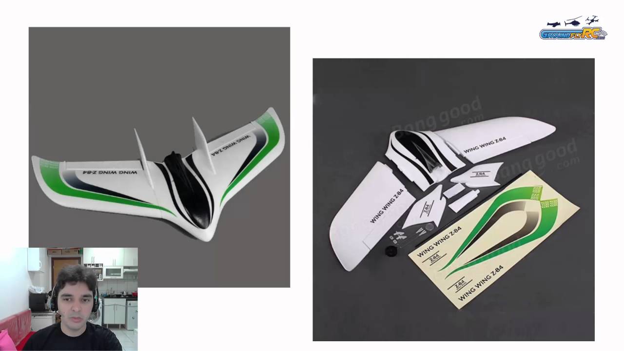 Projeto Zeta Z84 - Asa Zagi 845mm para FPV - Endurance / Long Range ...