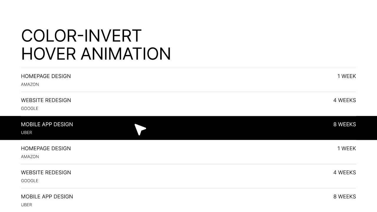 How to Prototype a Color-Invert Interactive Project Section in Figma - YouTube