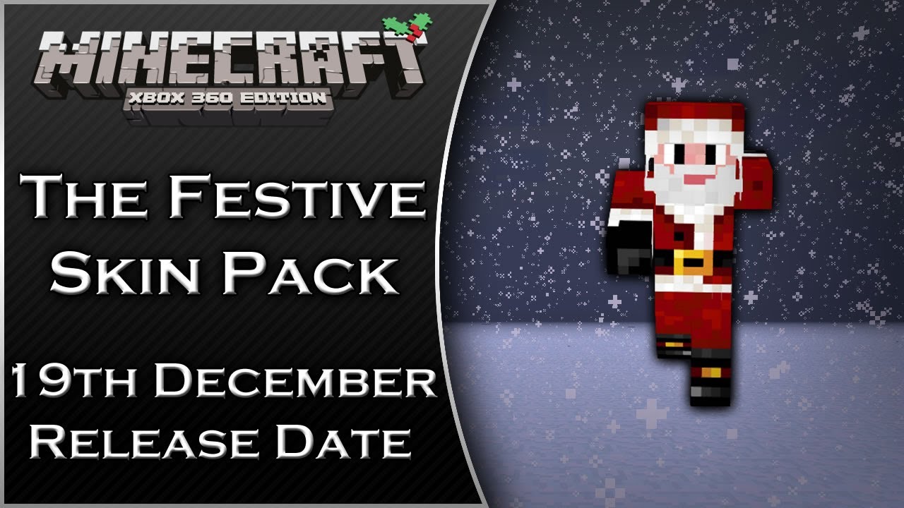 Minecraft: Xbox 360 Edition - Christmas/Festive Skin Pack + Release ...