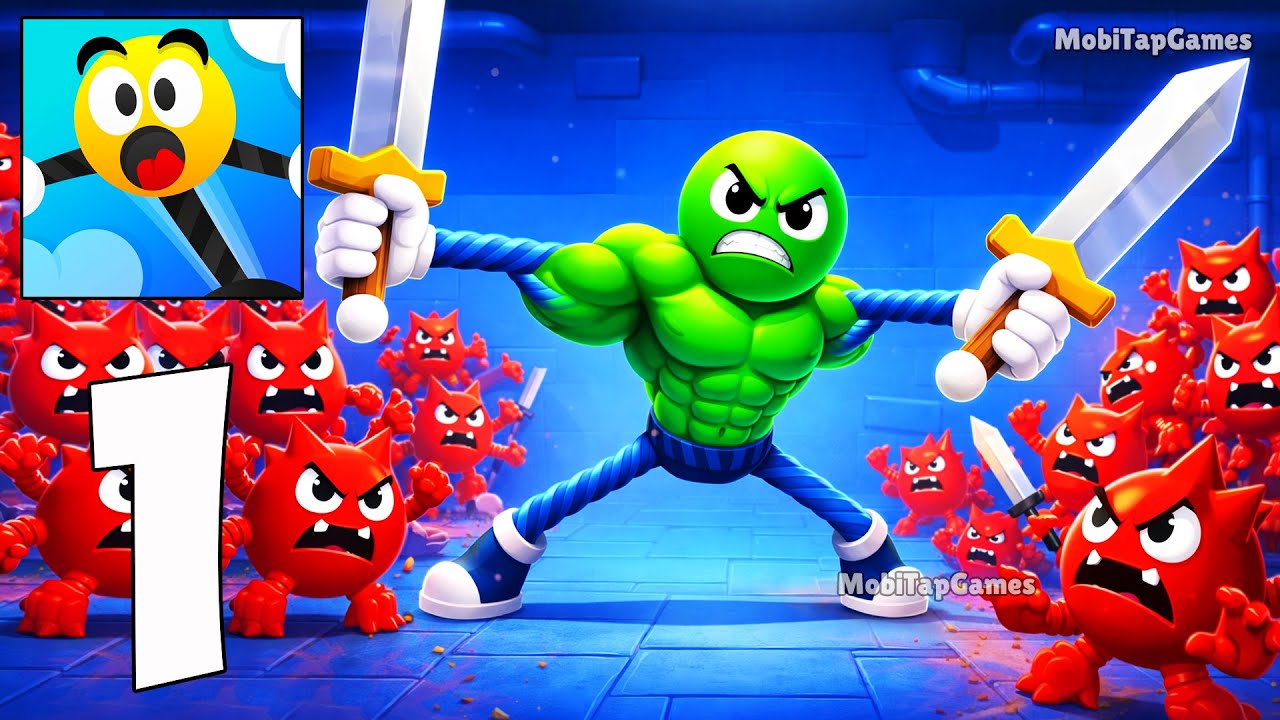 Stretch Guy – Epic Stretch & Climb Gameplay Walkthrough (iOS, Android ...
