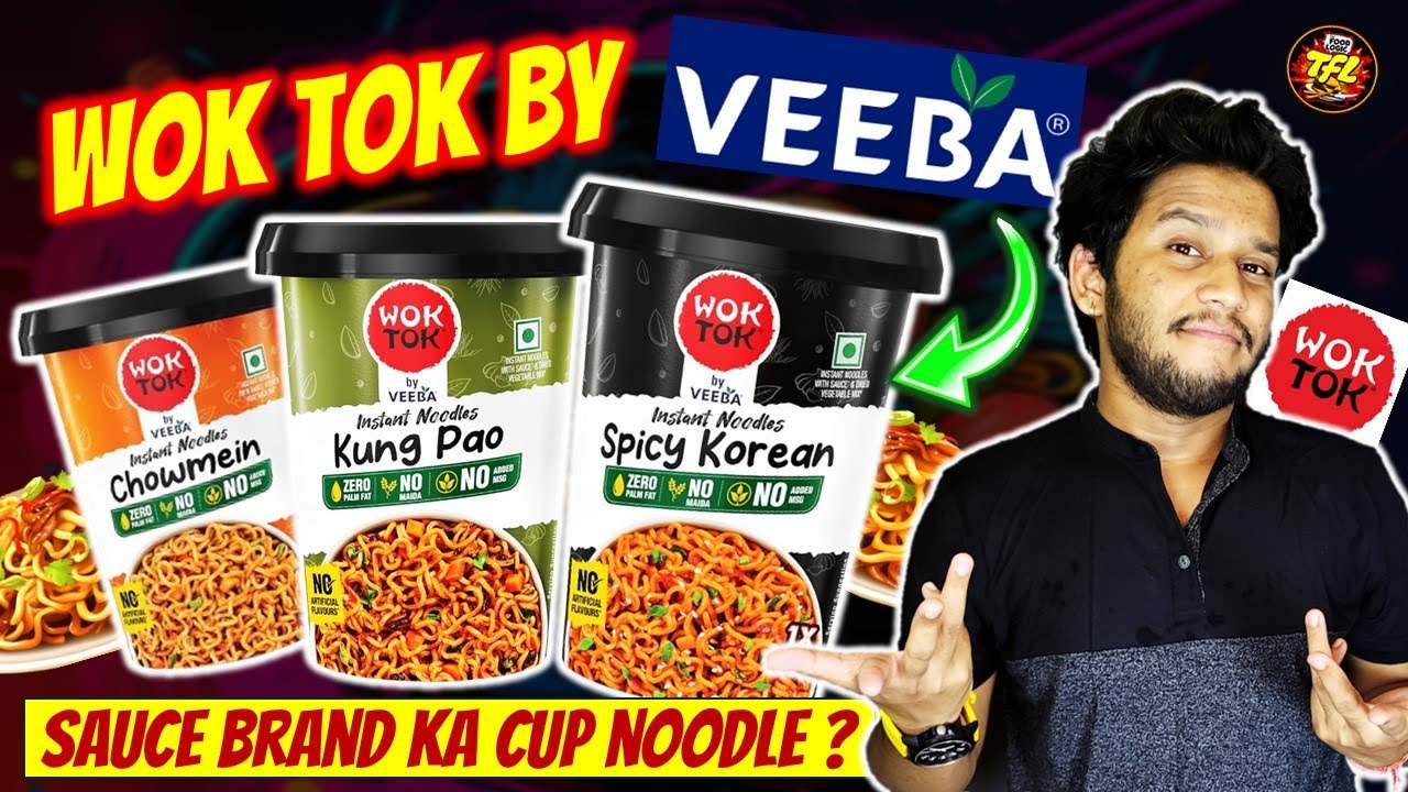India’s No.1 Cup Noodles?😍 Veeba Wok Tok Noodles Review! 🍜 - YouTube