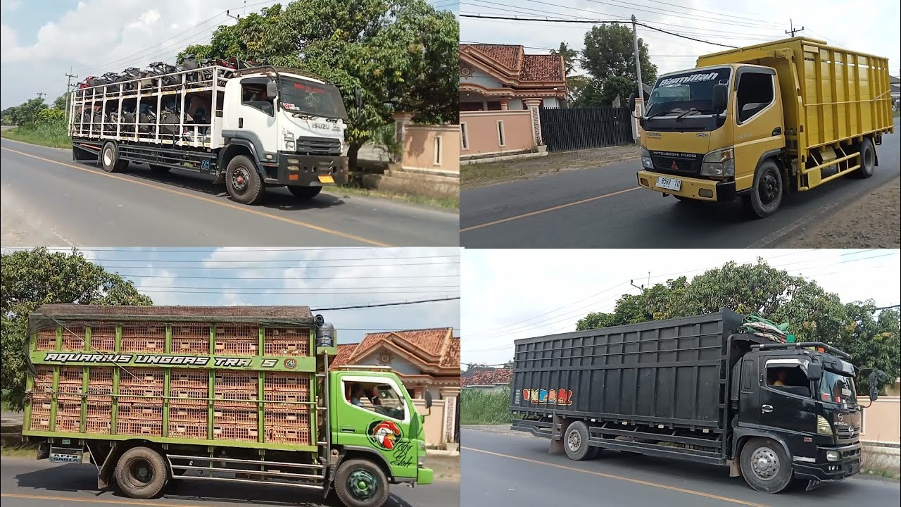 truk muatan motor, truk muatan ayam, truk muatan pasir, truk hino 500 ...