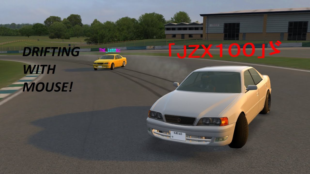 Drifting with mouse in LFS (inside&outside looking) - YouTube