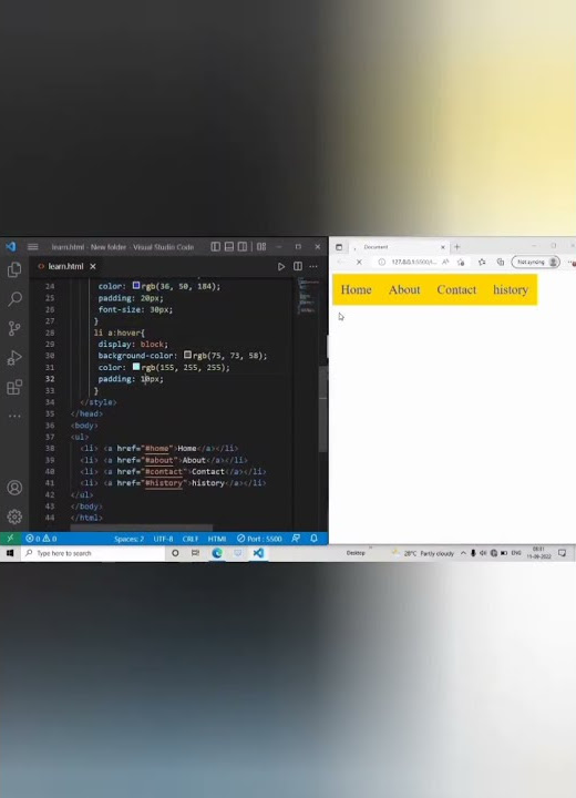 How To Create A Awesome Navbarnavbar Csstutorial Css Youtube