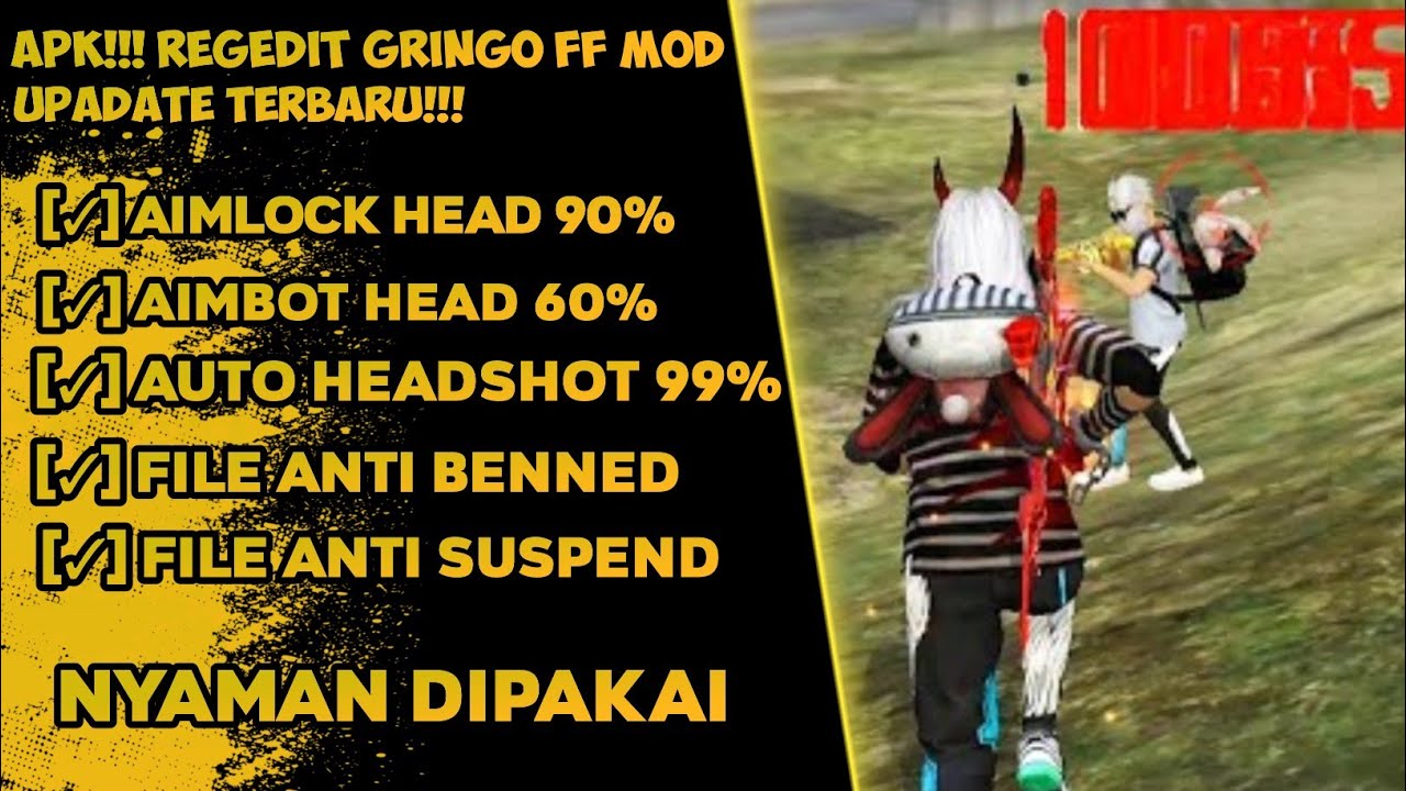 MOD MENU!!! APK REGEDIT GRINGO FF ANDROID YANG DI PAKAI RUOK FF AIM ...