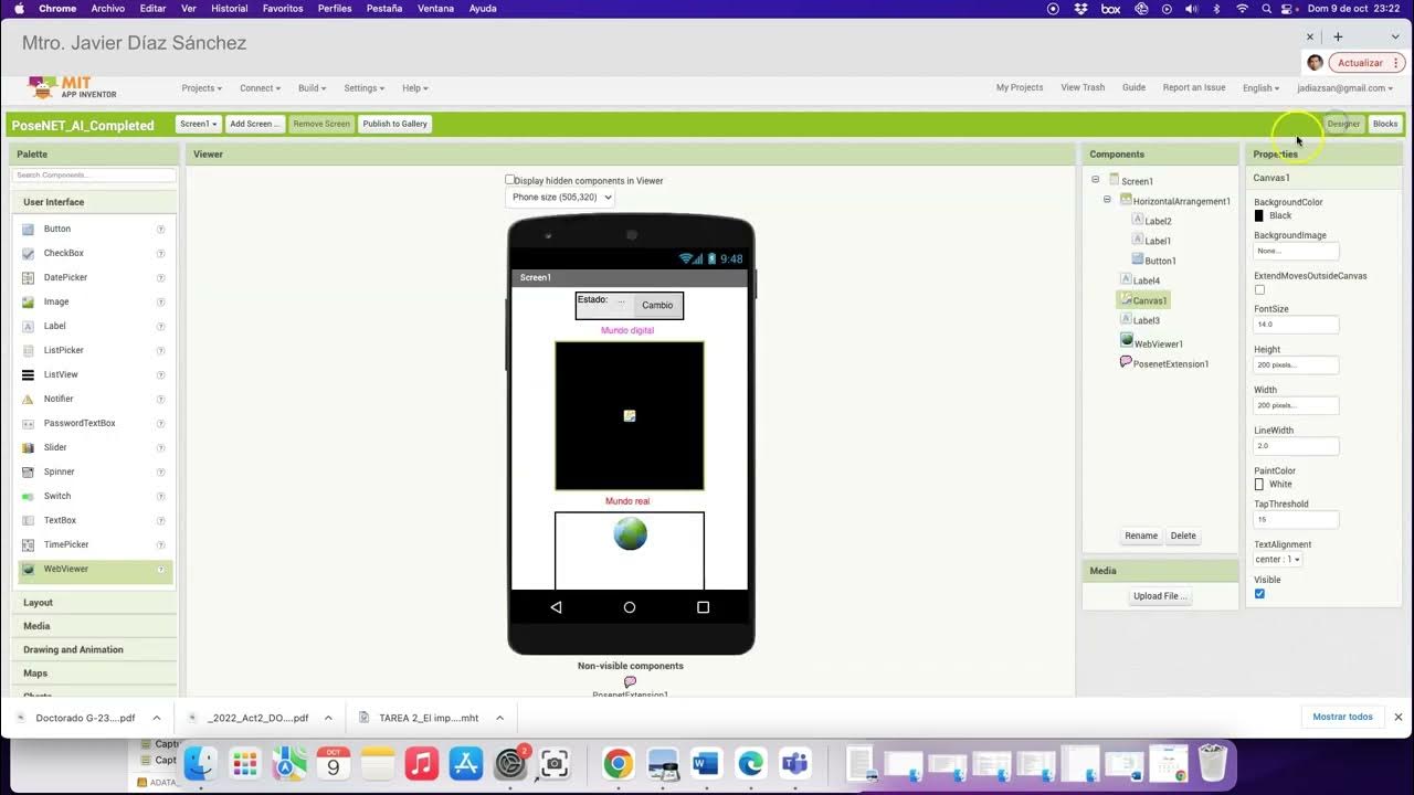 AI con PoseNet-Inteligencia Artificial- Posición- Mtro. Javier Díaz Sánchez - YouTube