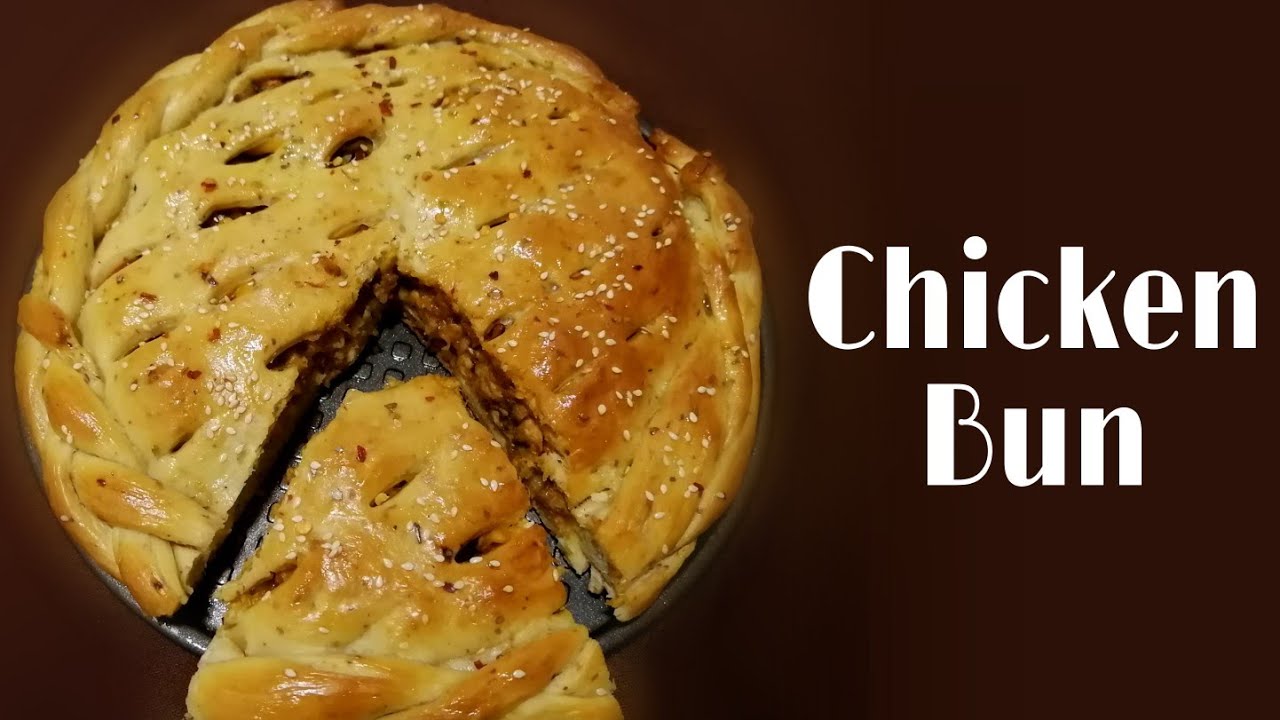 Chicken Bun/Meat pie/Bakery style bun recipe /Easy chicken snack/NFS ...