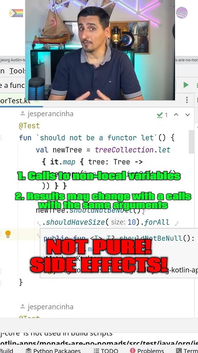 We think of a lot of things eh? #jesprotech #kotlin #code #arrow #java #monoid #monad #nomad # ...