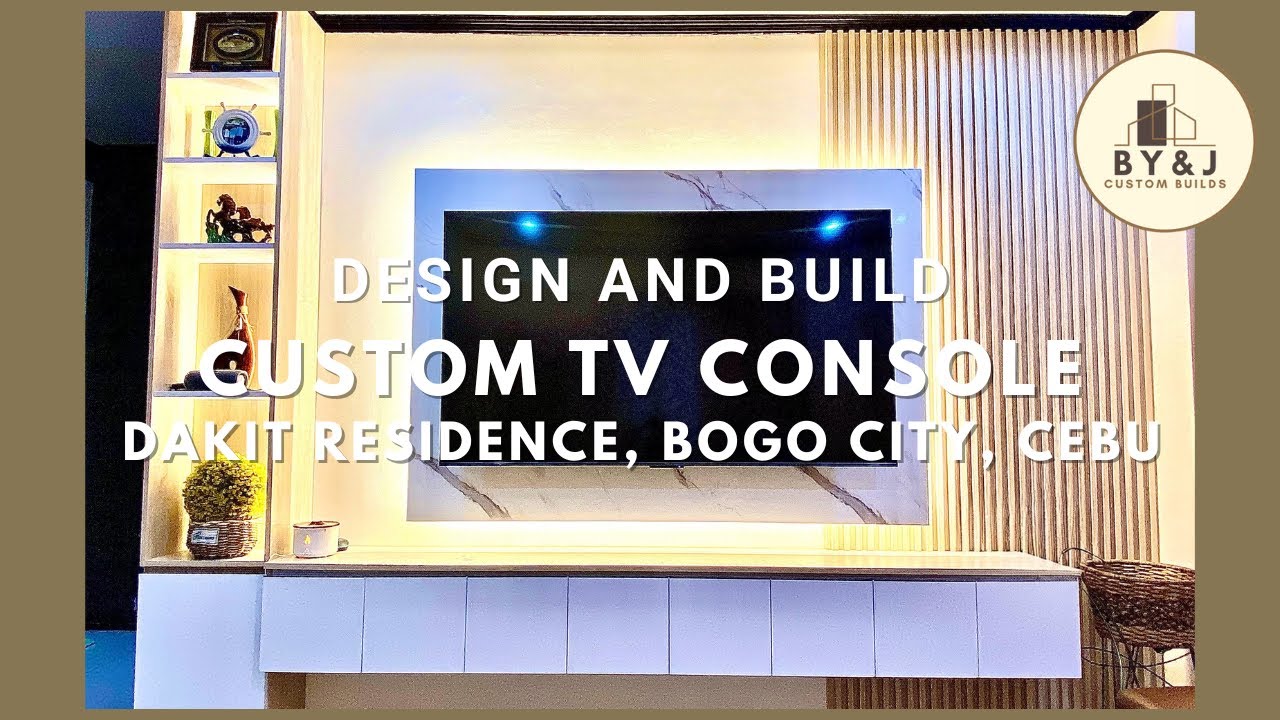 BY&J Custom Builds | TV Console | Dakit Residence, Bogo City, Cebu ...