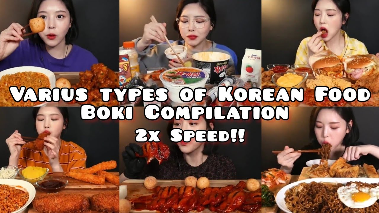 [Asmr Mukbang] eating types food korean||Boki Compilation|| Naomi - YouTube