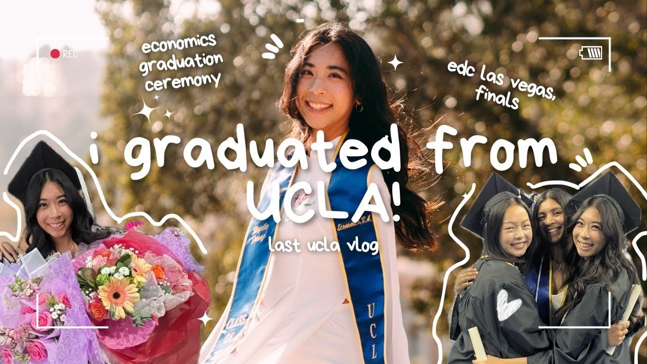 i graduated from UCLA ౨ৎ˚ last weeks as a ucla student VLOG | edc las ...