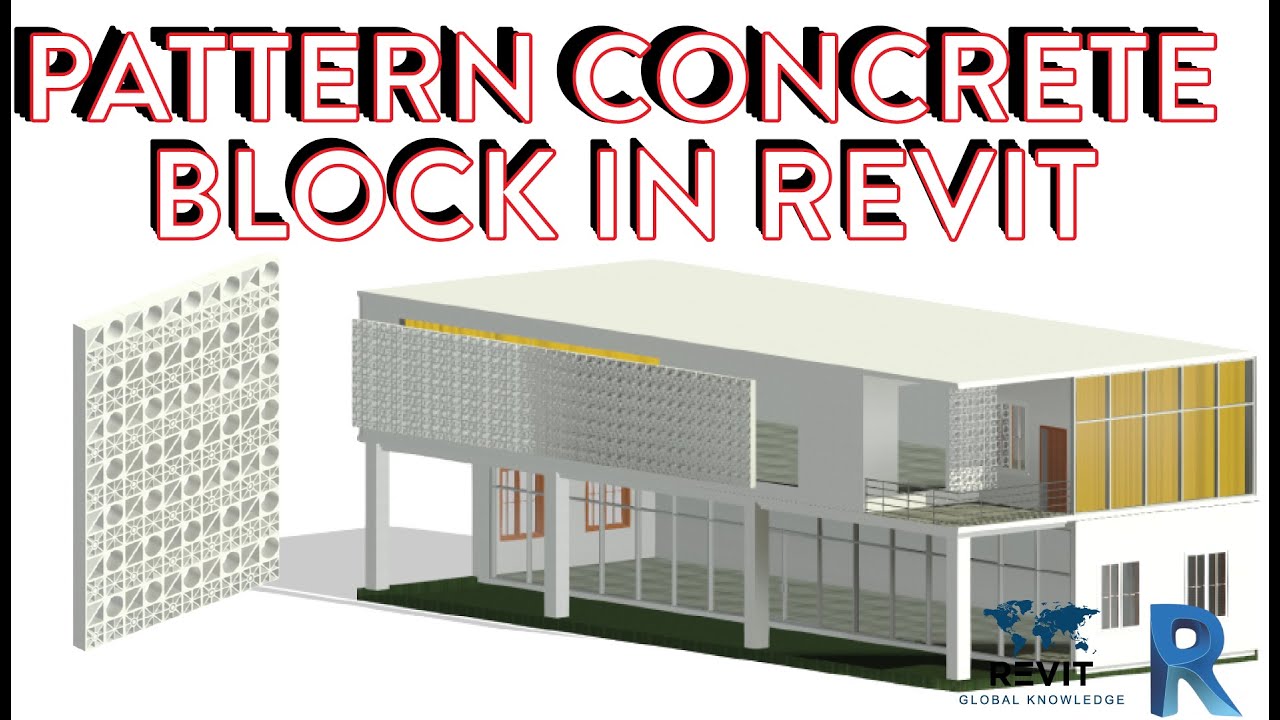 Revit Architecture Pattern Concrete Block In Revit YouTube Revit Architecture Pattern Concrete Block In Revit YouTube