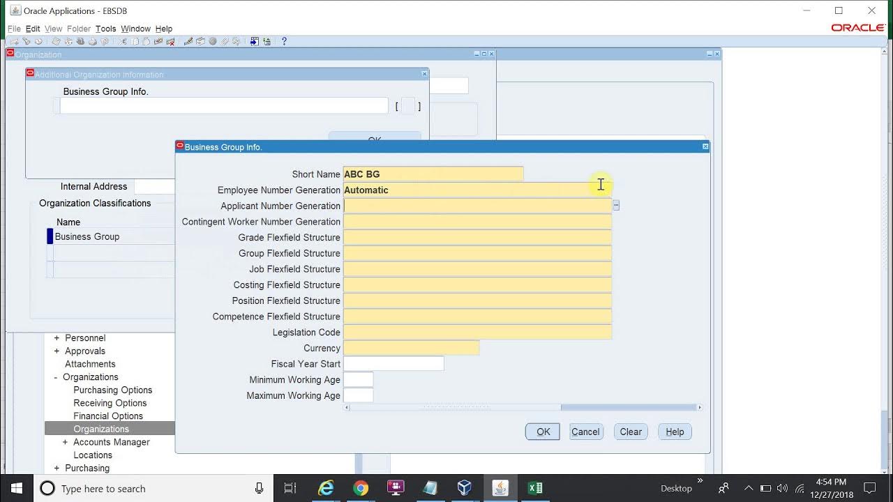 Training How to Create Business Group in Oracle R12 - Part 11 - YouTube