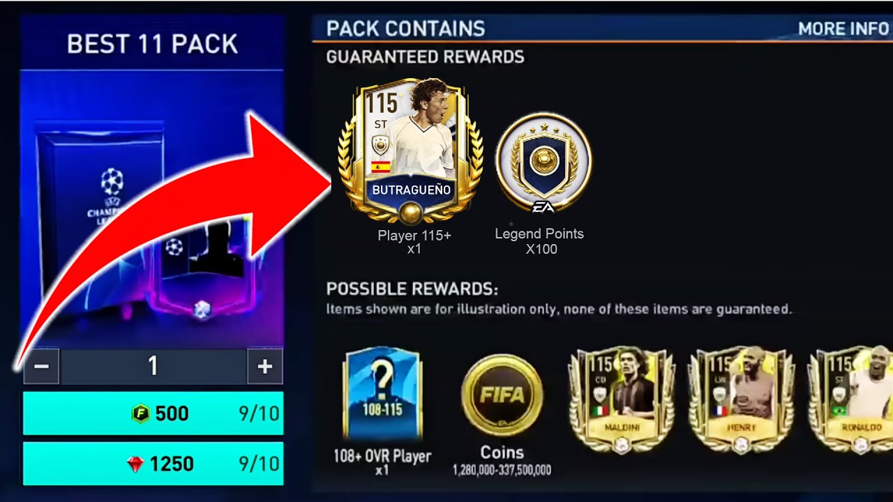 I OPENED ALL THE PACKS OF THE 11 BEST OF THE UCL AND THIS HAPPENED! 🤯🎁 ...