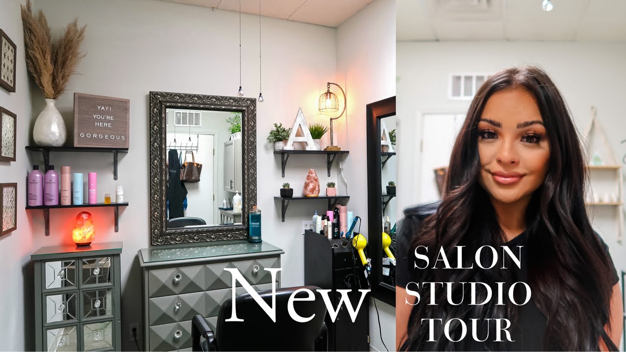 SALON STUDIO TOUR | Updated - YouTube