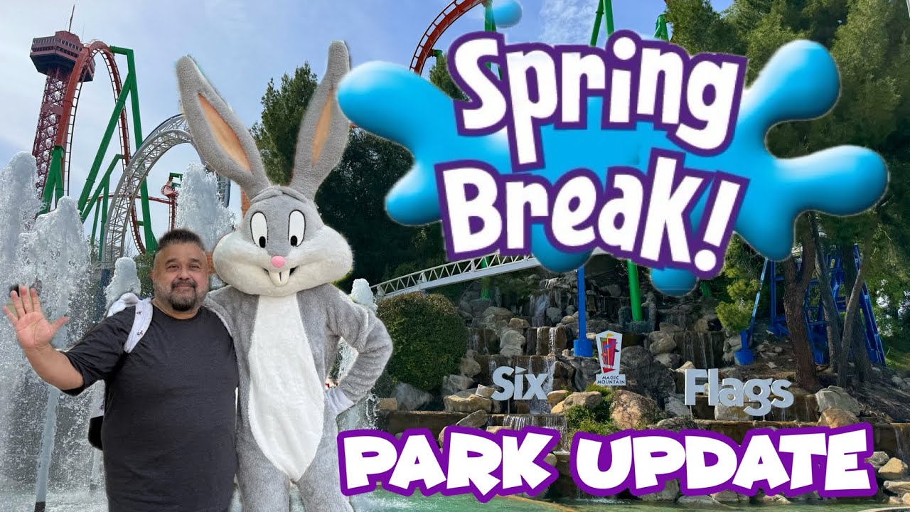 New Park Update at Six Flags Magic Mountain. It’s Spring Break and No ...