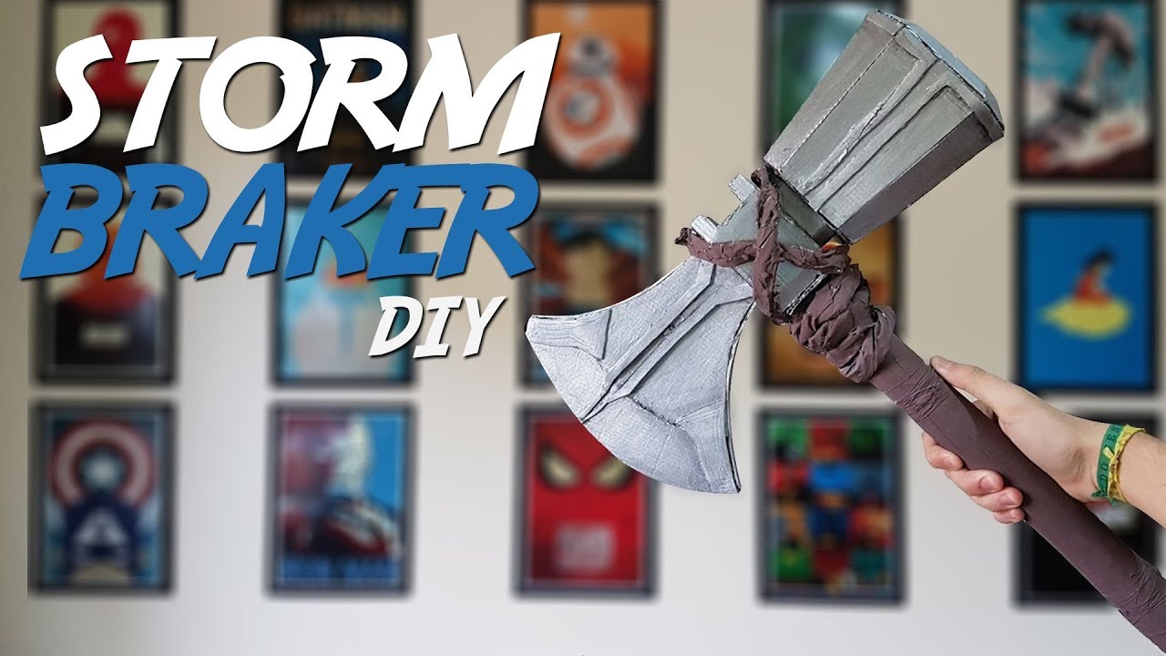 DIY Stormbraker- Como fazer o novo machado do Thor de Vingadores Guerra ...