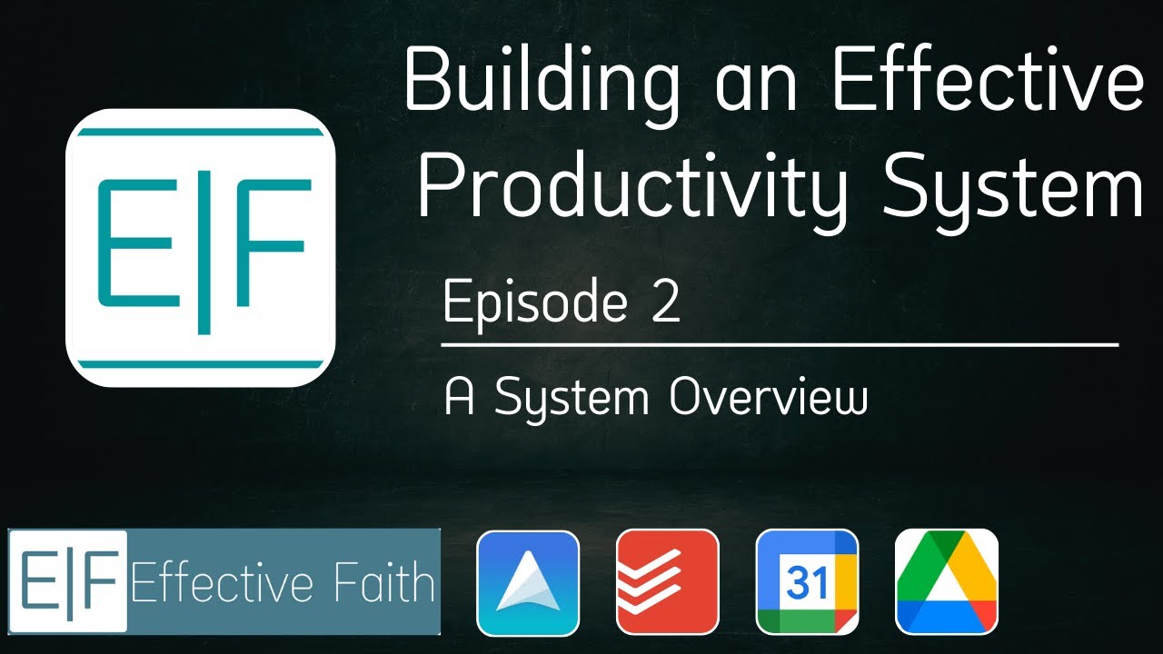 02 | A System Overview - Building an Effective Productivity System ...