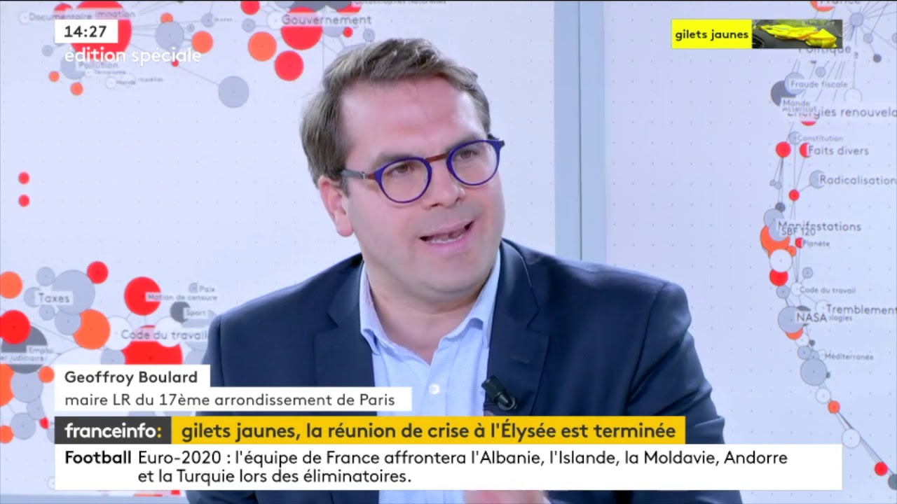 Geoffroy Boulard - Invité de France Info TV 2/12/2018 - YouTube