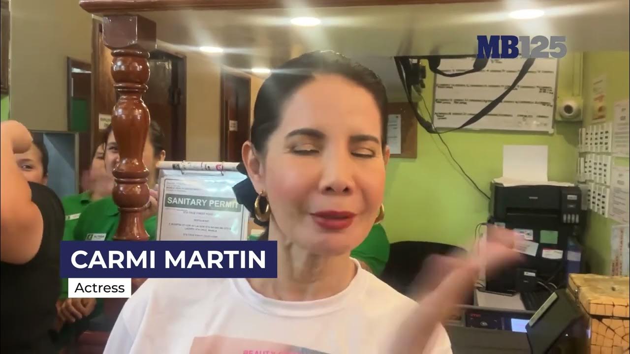 Carmi Martin greets Manila Bulletin 125th anniversary. - YouTube