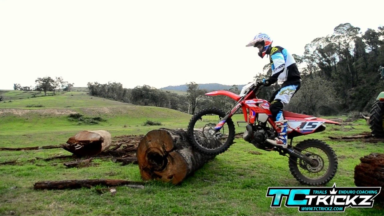 TIM COLEMAN: How to ride over logs on Enduro bike - YouTube