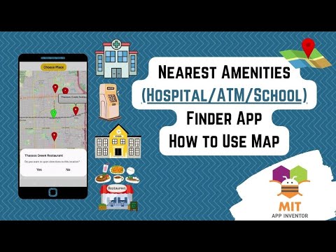 Place Finder App in MIT App Inventor | Maps & OpenStreetMap Tutorial