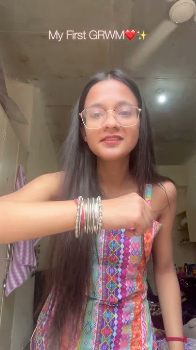 My First Get Ready With Me(GRWM) ️ , pls ignore background 😅😅 #youtube #ytshorts #grwm #shorts ...