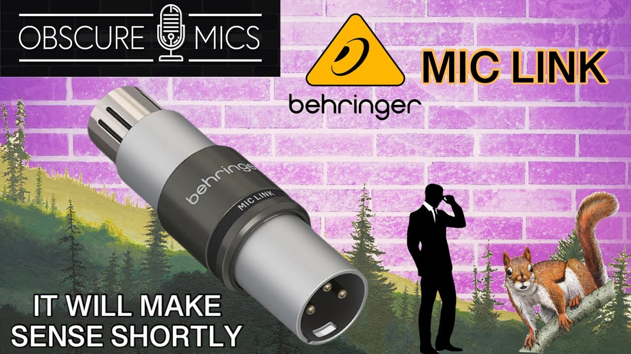 A New $35 Dynamic Mic Booster - The Behringer Mic Link Test/Review ...