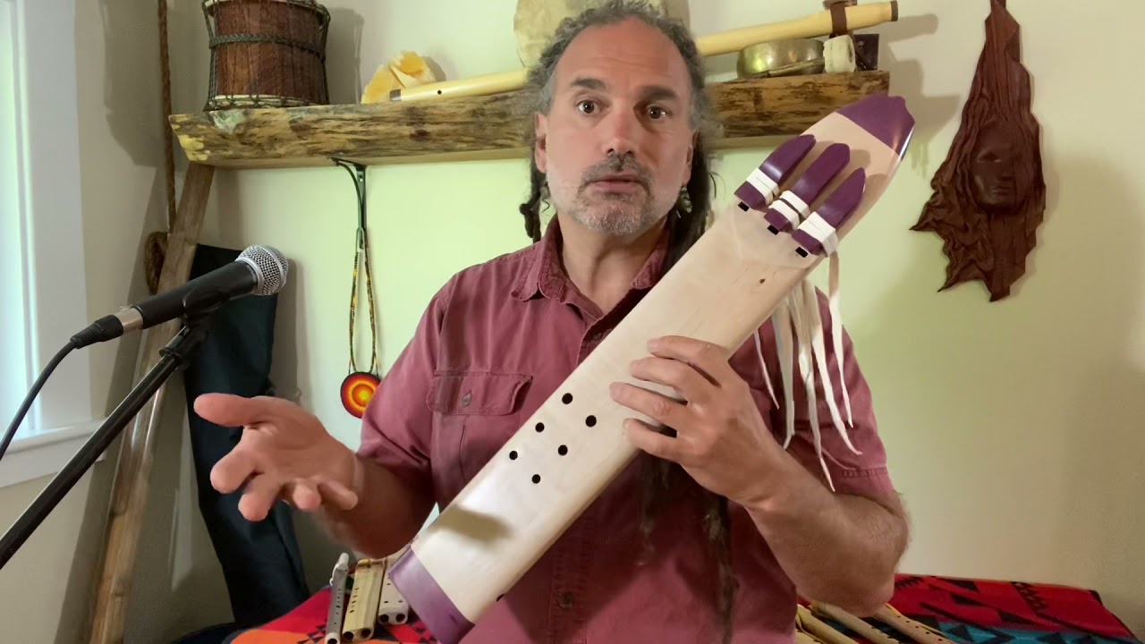 A New Triple Drone Flute Design by Singing Tree Flutes! - YouTube