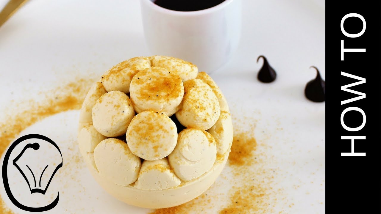 Eggless Mousse Spheres - Passion Fruit with Raspberry and Chocolate ...