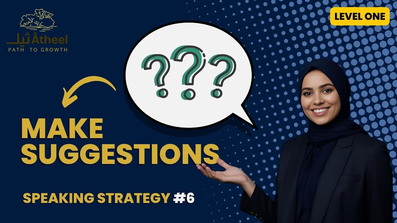 #6 A Speaking Strategy: Make Suggestions - YouTube