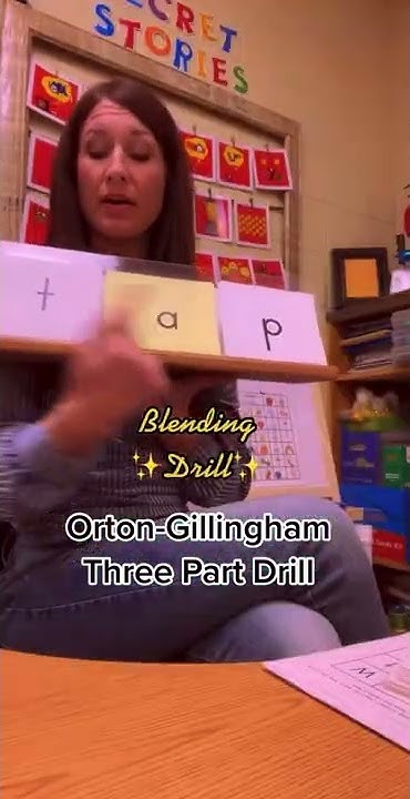 Orton-Gillingham Three Part Drill - YouTube