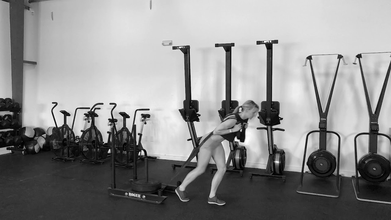 Forward Sled Drag - YouTube