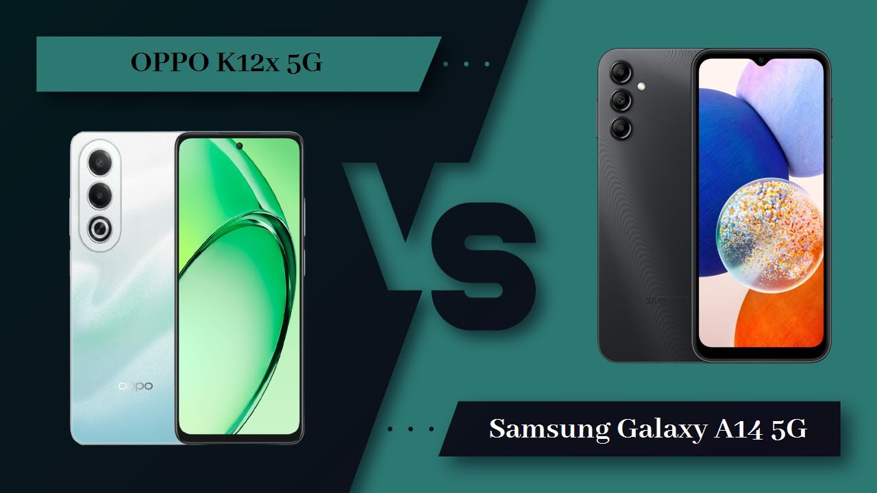 OPPO K12x Vs Samsung Galaxy A14 || Full Comparison ? Which one is Best ...