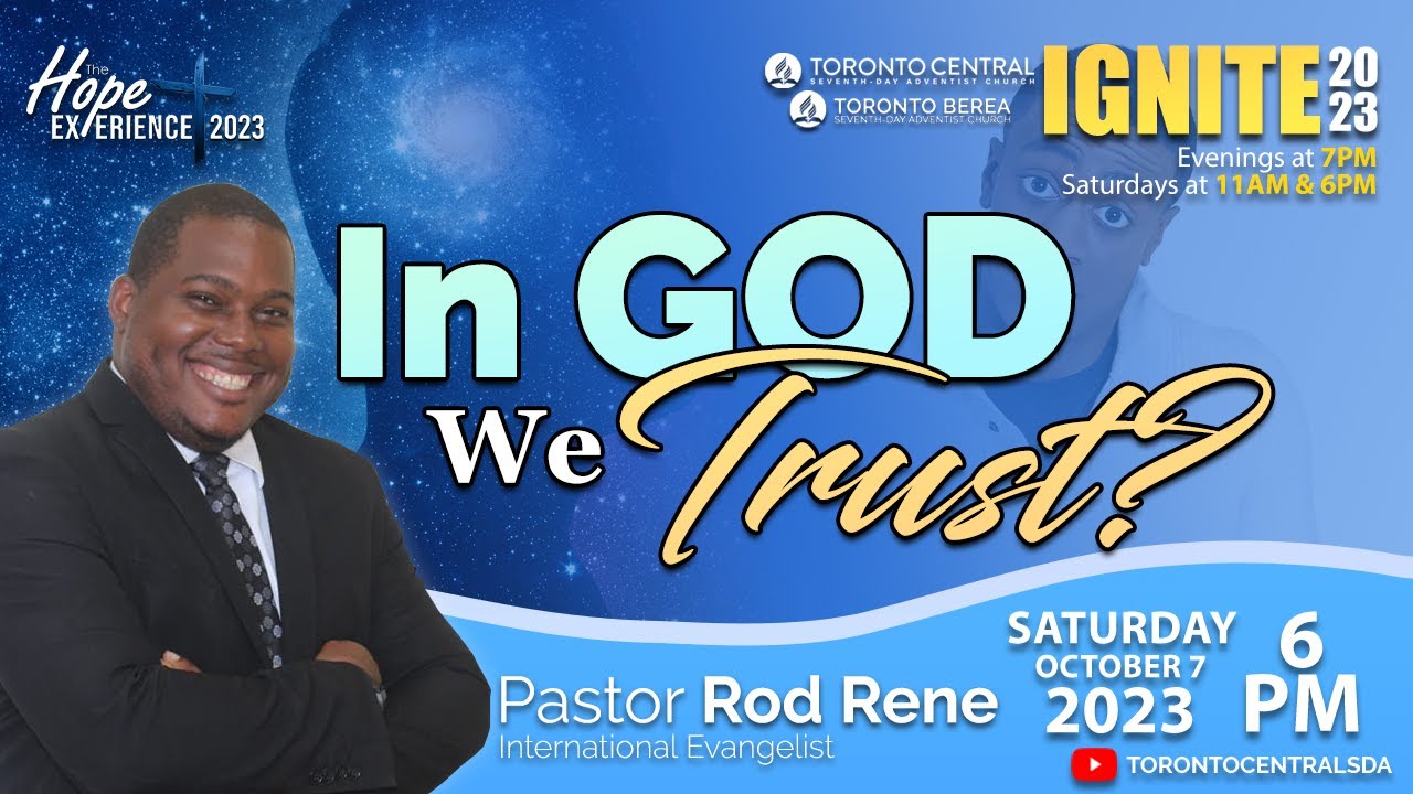 The Hope Experience || "In God We Trust?" || Pastor Rod Rene || Oct. 7 ...